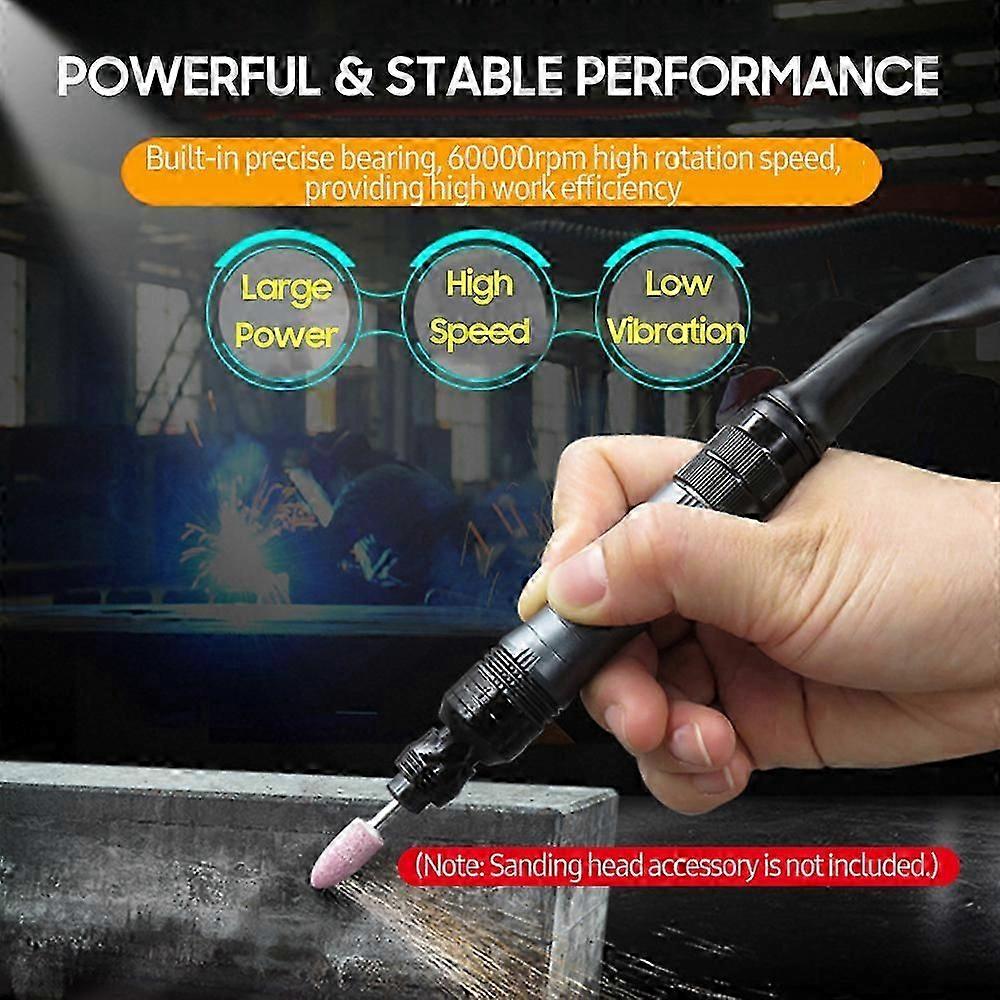 Pencil Type Air Die Grinder with Air Hose 2 Collets 1/4 Inch Pneumatic ...