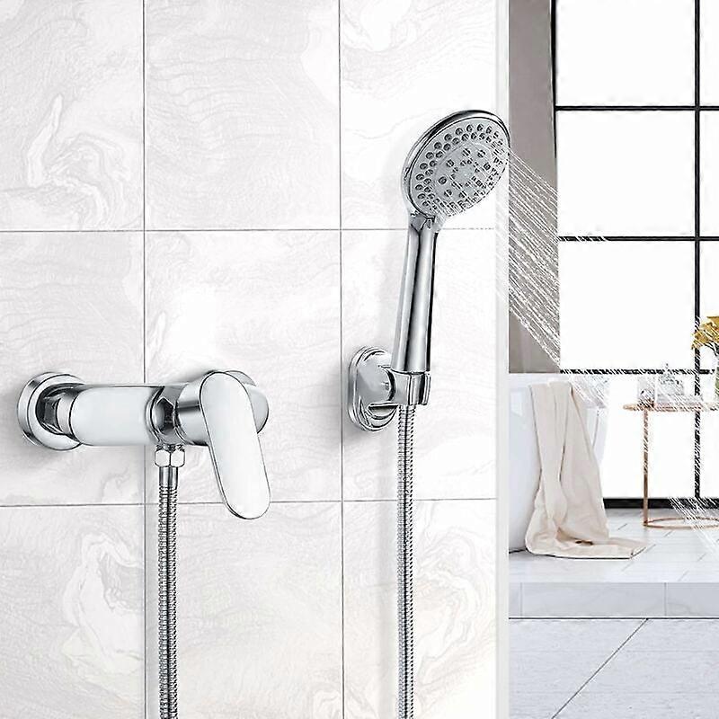 Elegant Shower Mixer Valve, Anti-Scal Solid Brass Single-Handle Design ...