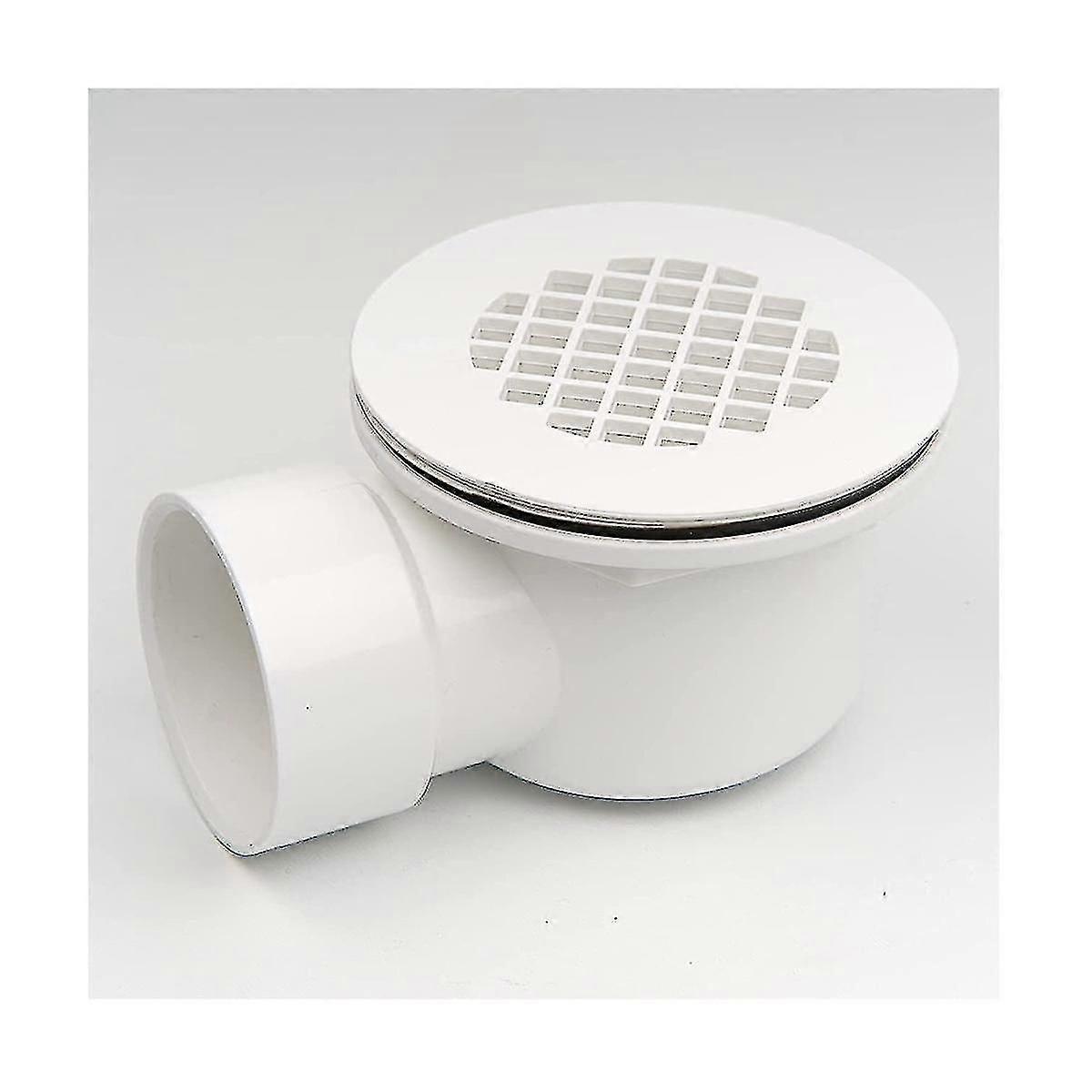 Low Profile Shower Base Drain With Perforated Strainer Side Outlet ...