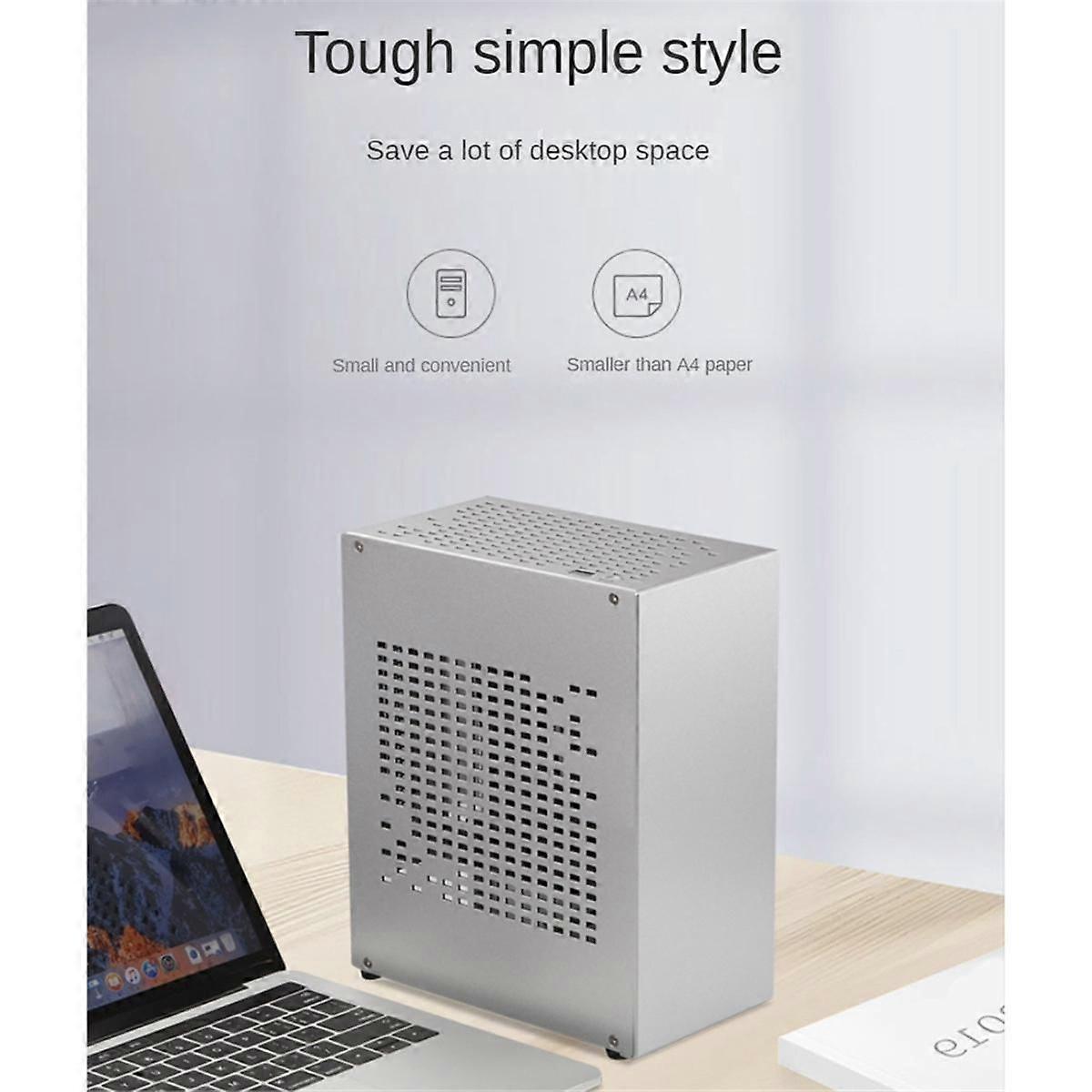 A07 Mini ITX Computer Case Chassis HTPC Host Case USB3.0 ITX Enclosure ...