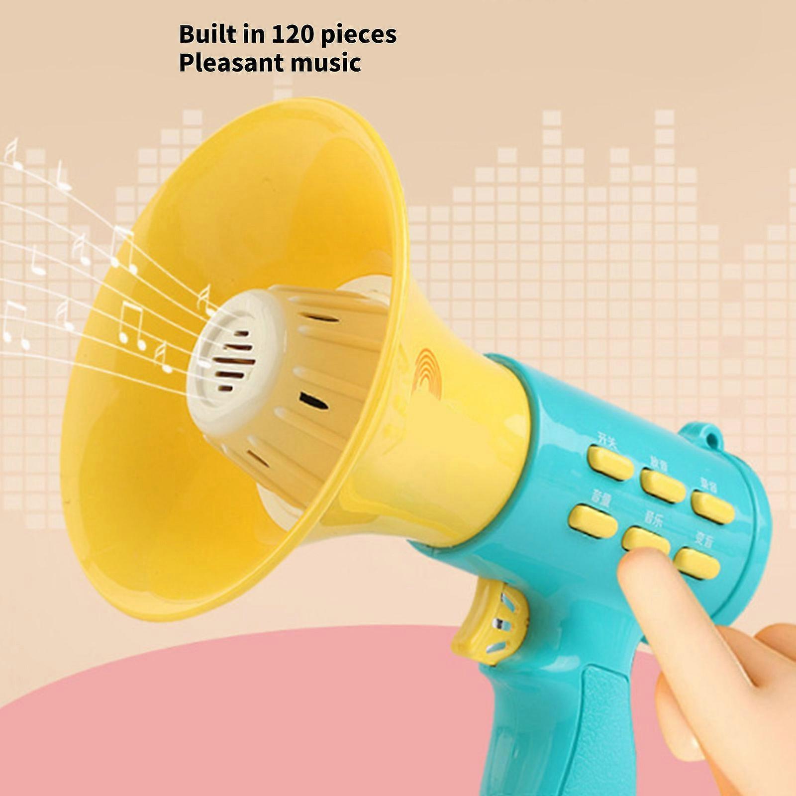 Educational Megaphone Toy With Sound Recording Feature Ergonomic Grip ...