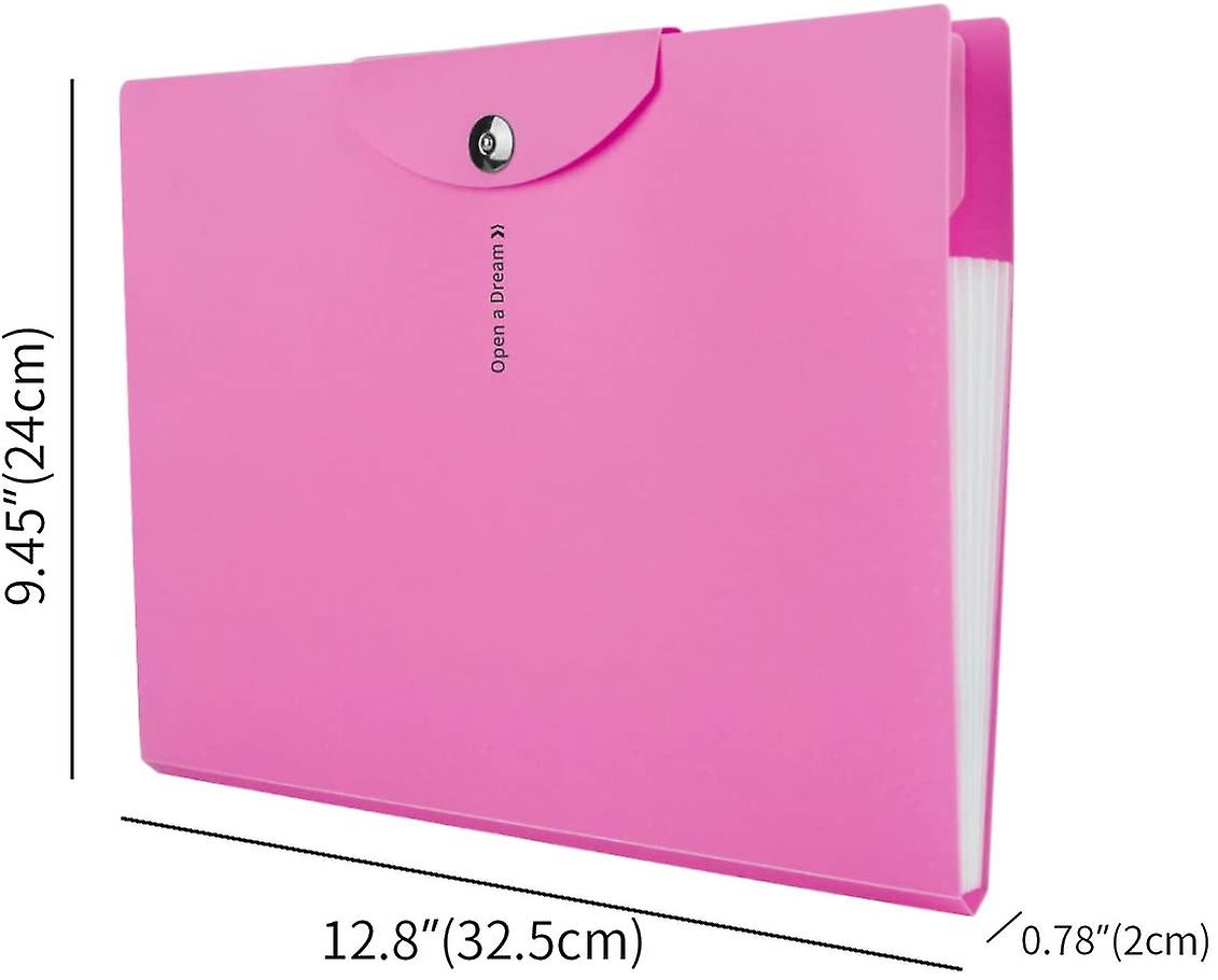 Document Folder A4, Compartment Folder A4 Expandable Portable File ...