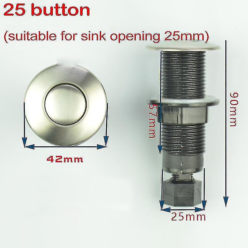 Garbage Disposal Air Switch Top 25 Buttons + 1.5 Meters Air Pipe ...