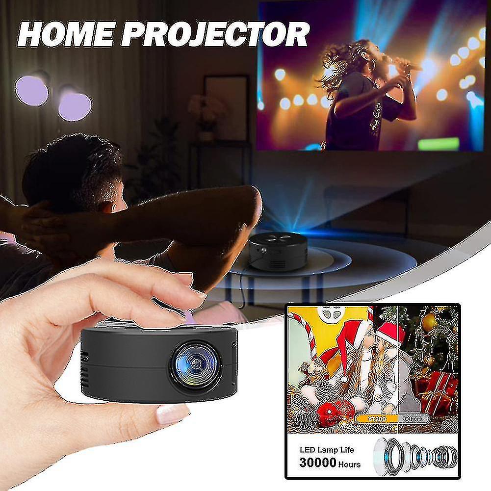 Mini Projector Led 1080p Hd Home Cinema Portable Home Movie Projector ...