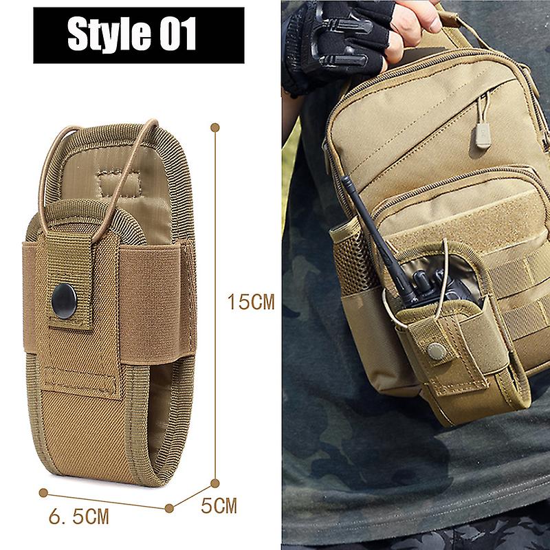 Tactical Molle Radio Walkie Talkie Påse Militär Magazine Midja Väska ...