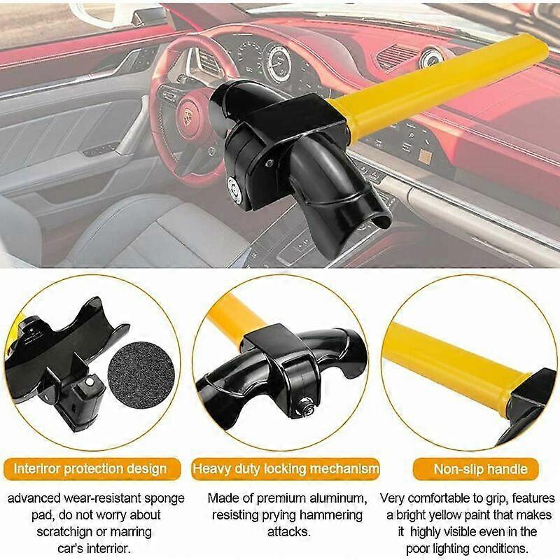 Steering Wheel Lock Steering Wheel Anti-Theft Security Car Lock ...