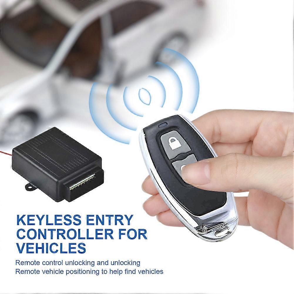 12V Auto Car Key Systems Key blade Locking Security less Entry Kit 2 ...