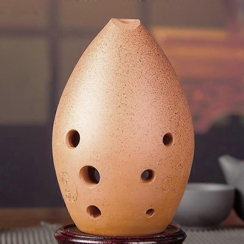 Tao Xun Antique Clay Hand Polished Fired Ceramic 8 Holes Ocarina ...