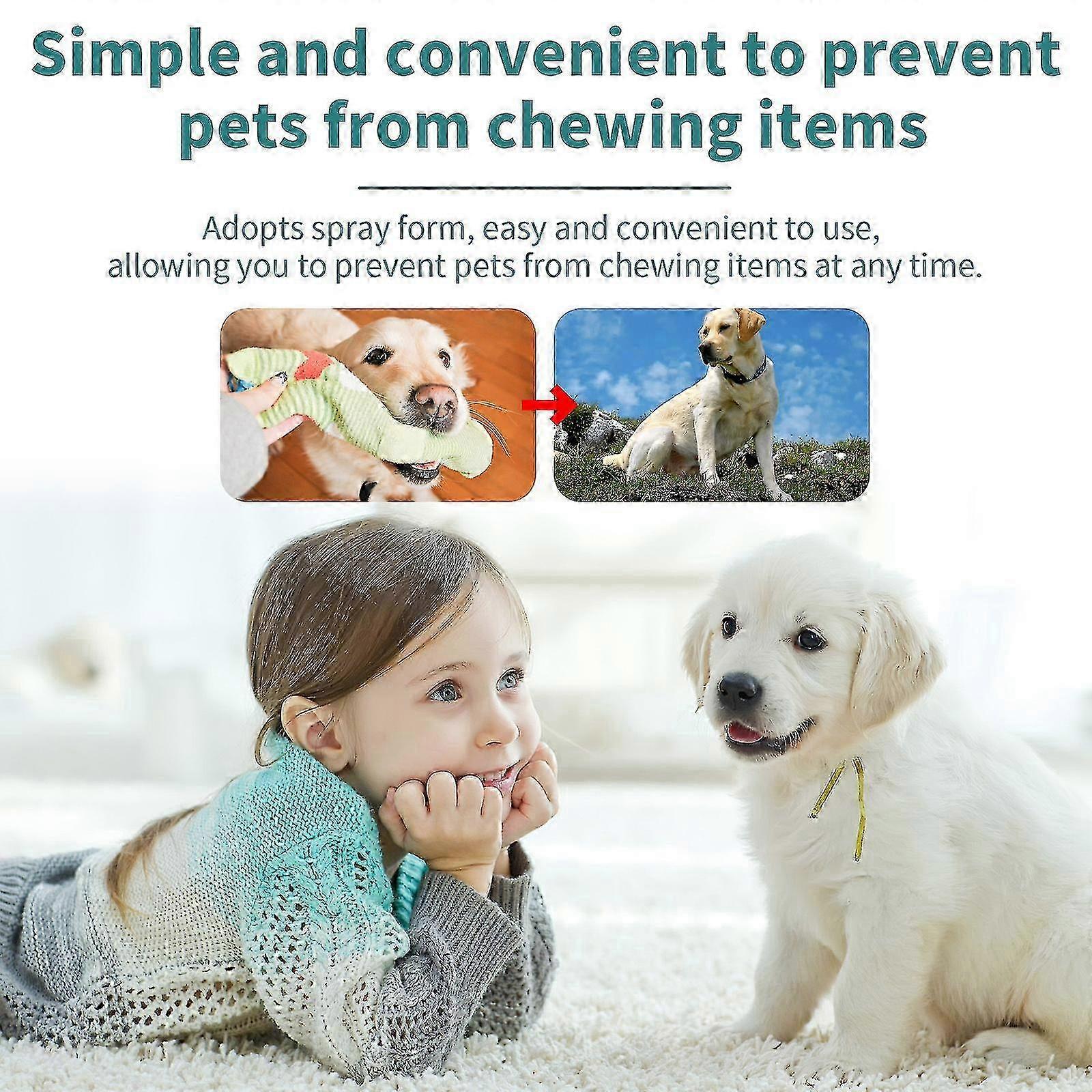 Bitter Spray for Dogs to Stop Chewing and Licking, Pet Anti-chew Bitter ...