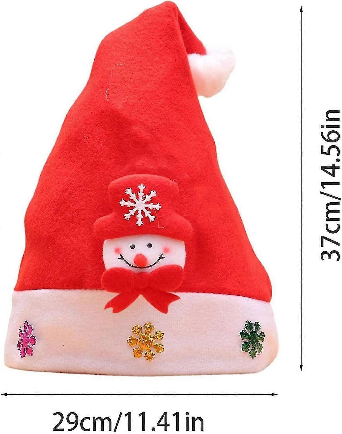 Santa Hats Adult - Light-up Santa Hat,funny Santa Hat Christmas Holiday ...