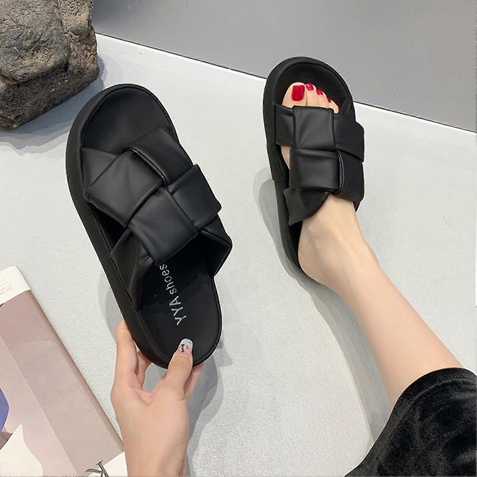 Women Open Toe Slide Slippers Female Non-slipped Sandals Suitable For ...