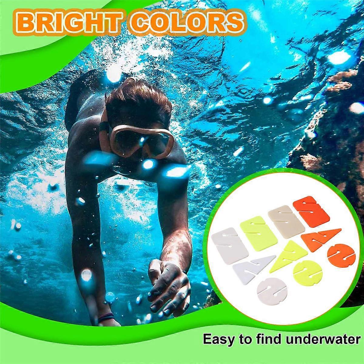 10PCS Cave Wreck Diving Marker Technical Diving Triangle Line Markers ...