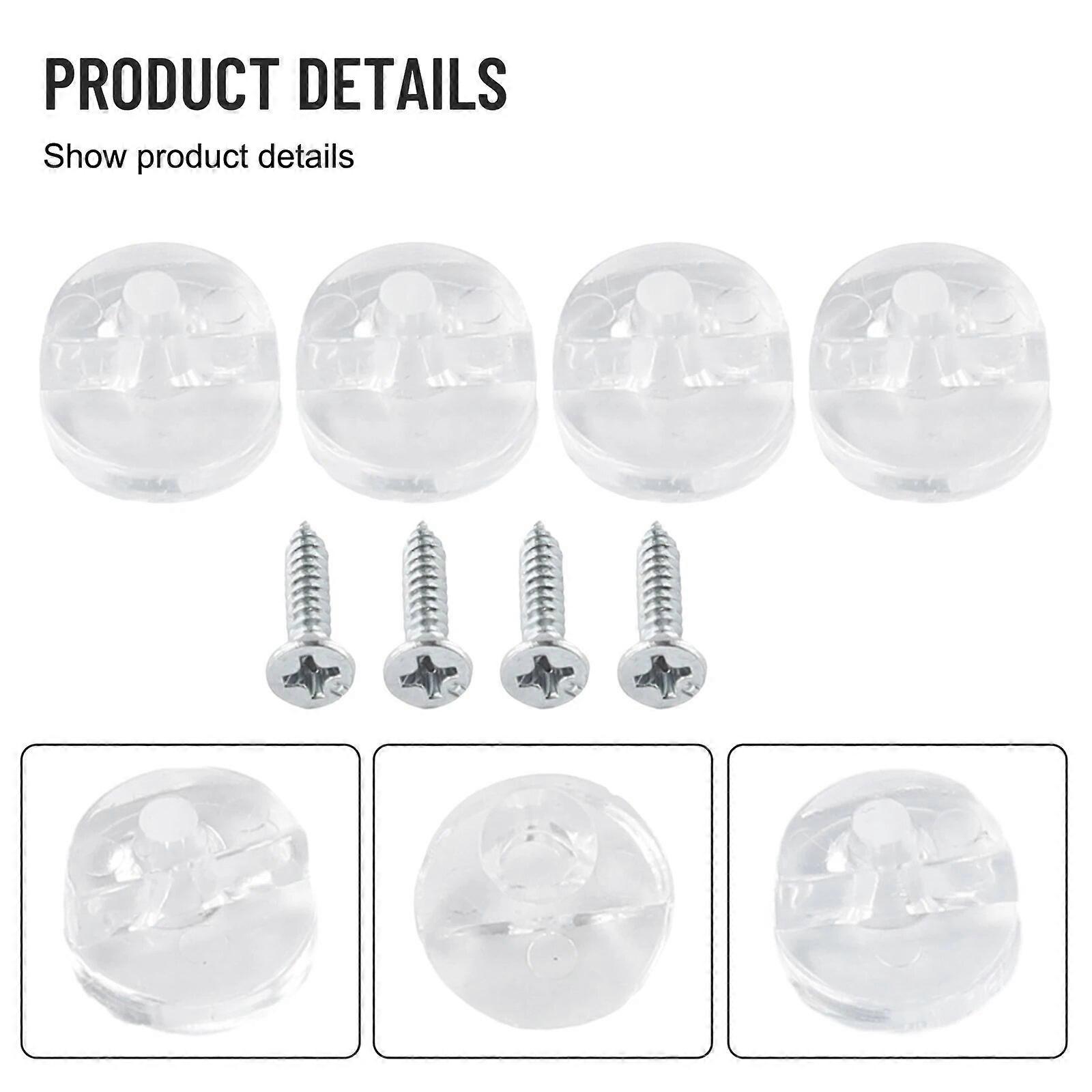 4pcs Mirror Mounting Clips Lightweight Mirror Wall Clips Fixing Kit ...