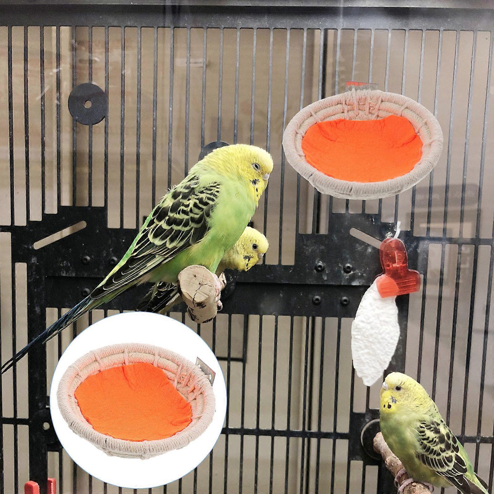 Handmade Cotton Weave Hemp Rope Nests Birds Breeding Hatching Nest ...