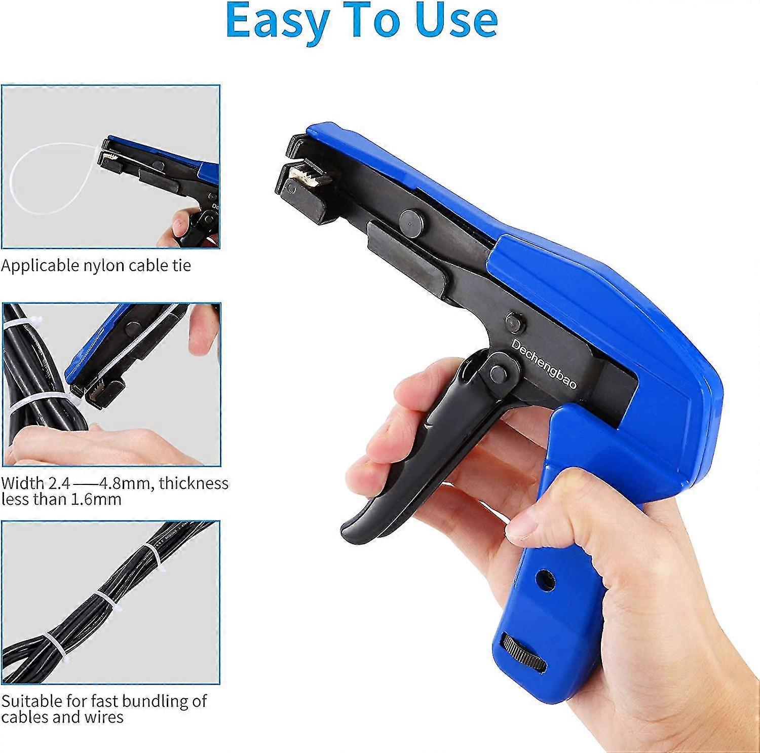 Cable Tie Gun - Fastening And Cutting Cable Ties Cable Tie Gun | Fruugo UK