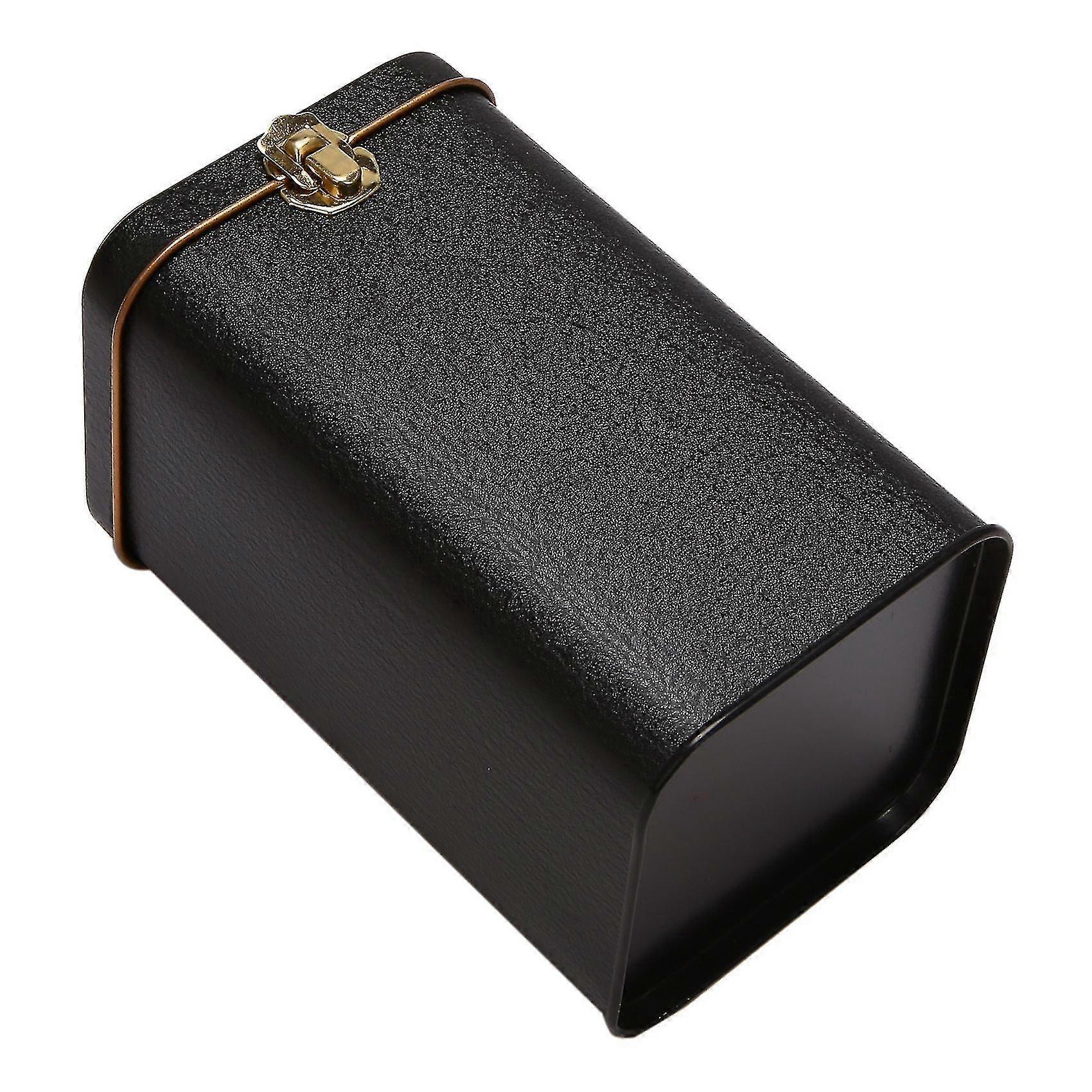 3x Metal Tea Cans High-grade Lock Tinplate Coffee Candy Storage Box Tin ...