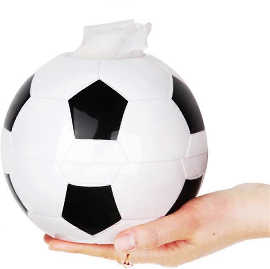 Football Tissue Box Holder Cover Creative Round Shaped Paper Holder for ...
