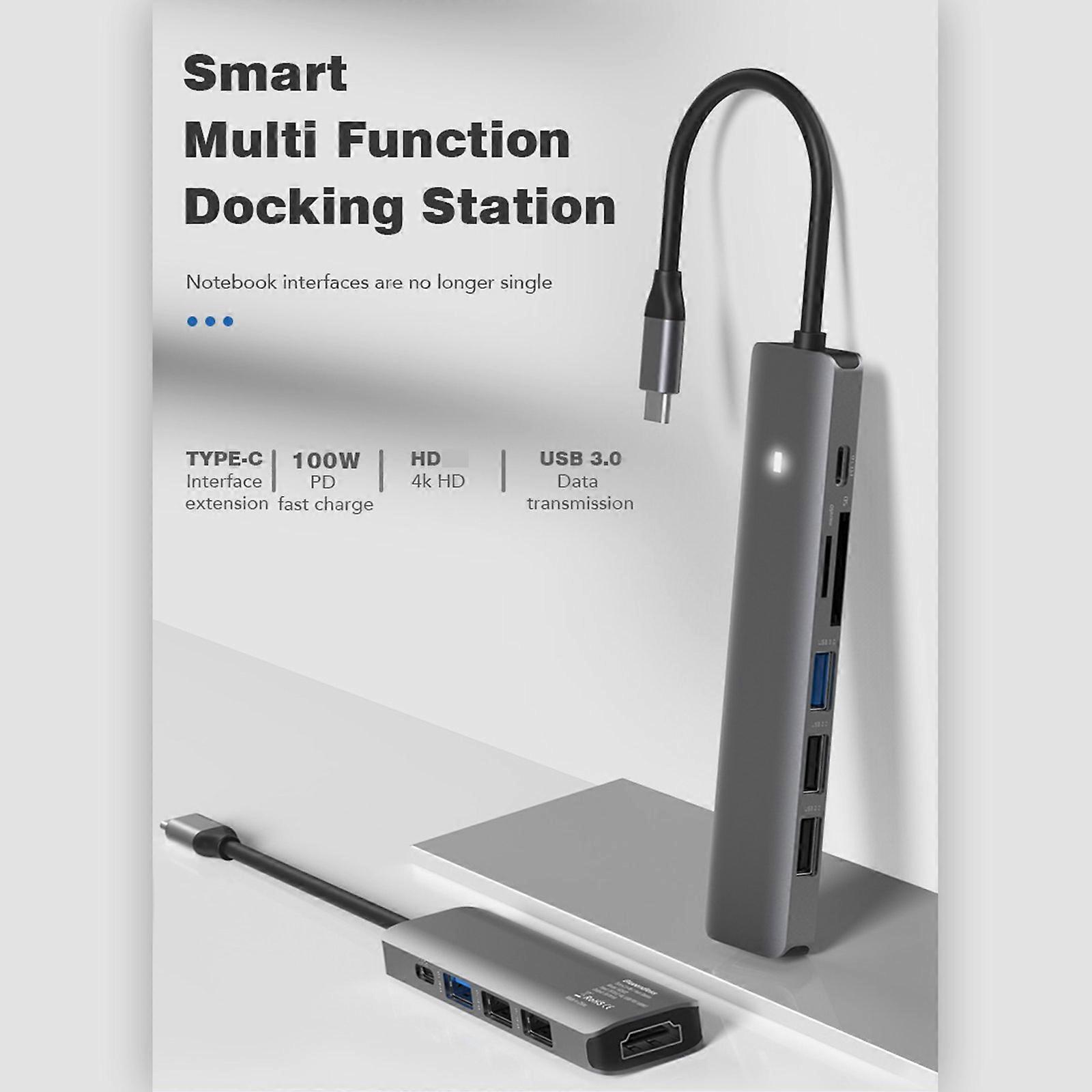 Blueendless Type C Hub 5/7 in 1 USB3.0 2.0 Splitter HDMI-Compatible PD ...