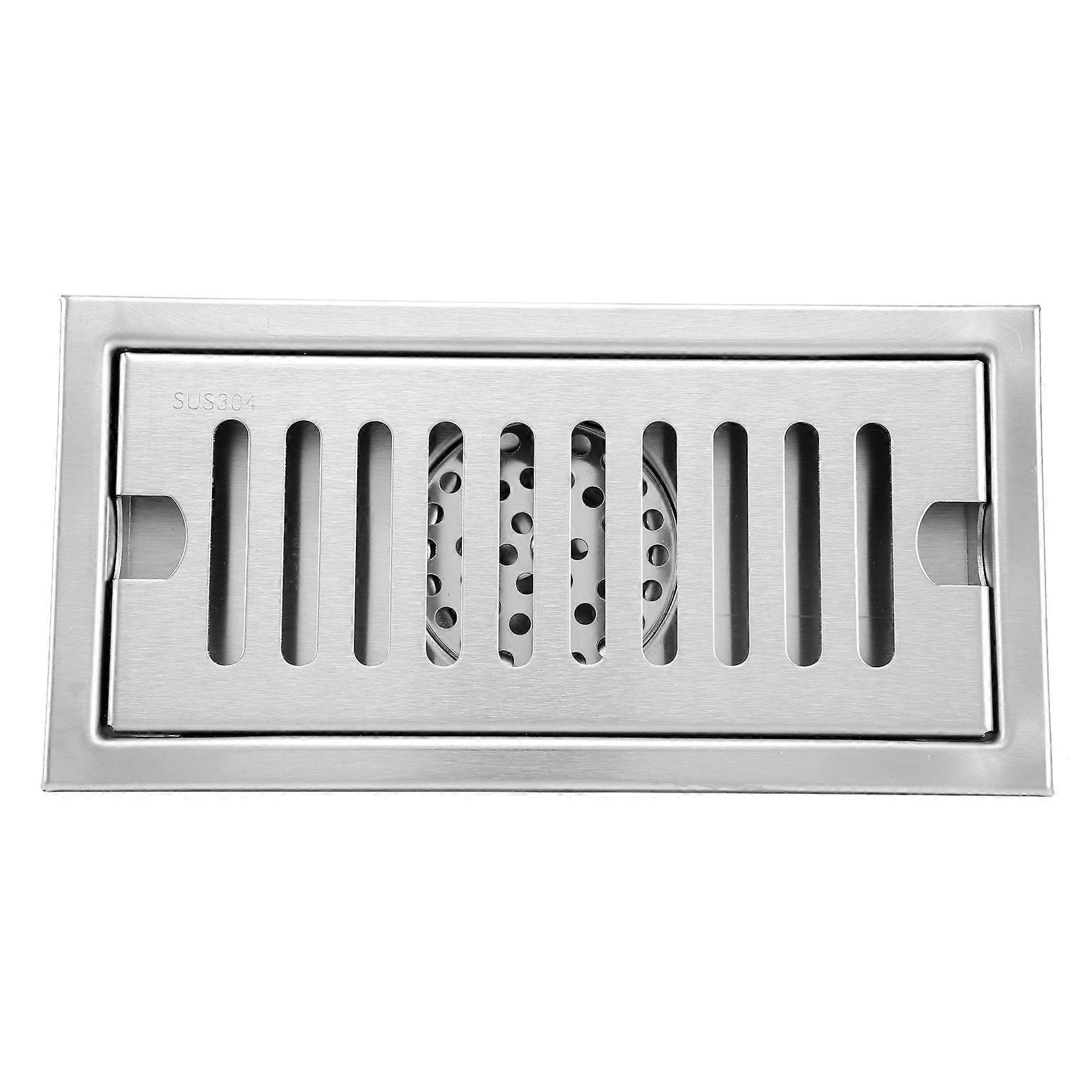 Rectangular Linear Shower Floor Drain Long Linear Drainage Channel ...