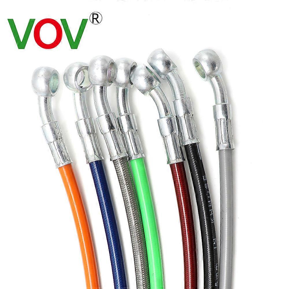 Motorcycle metal hoses brake hose Bike Braided Brake Hose Line Steel ...