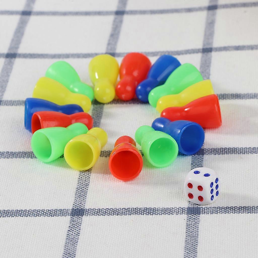 Board Game Pieces Multicolor Plastic Pawn Game Pieces Board Games Chess ...