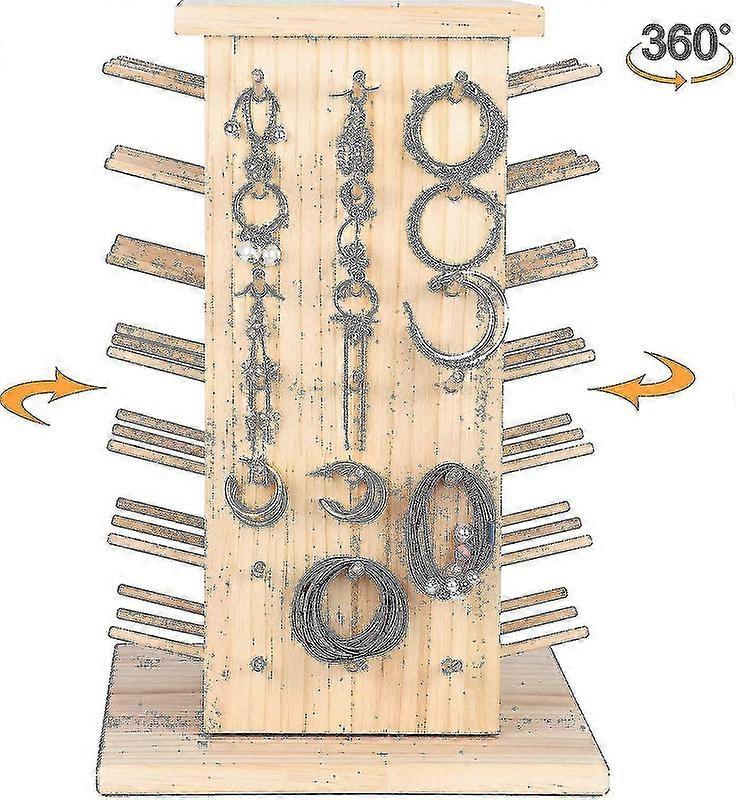 84 Spools (diy To Be 93 Spools) 360 Fully Rotating Wooden Thread Rack ...