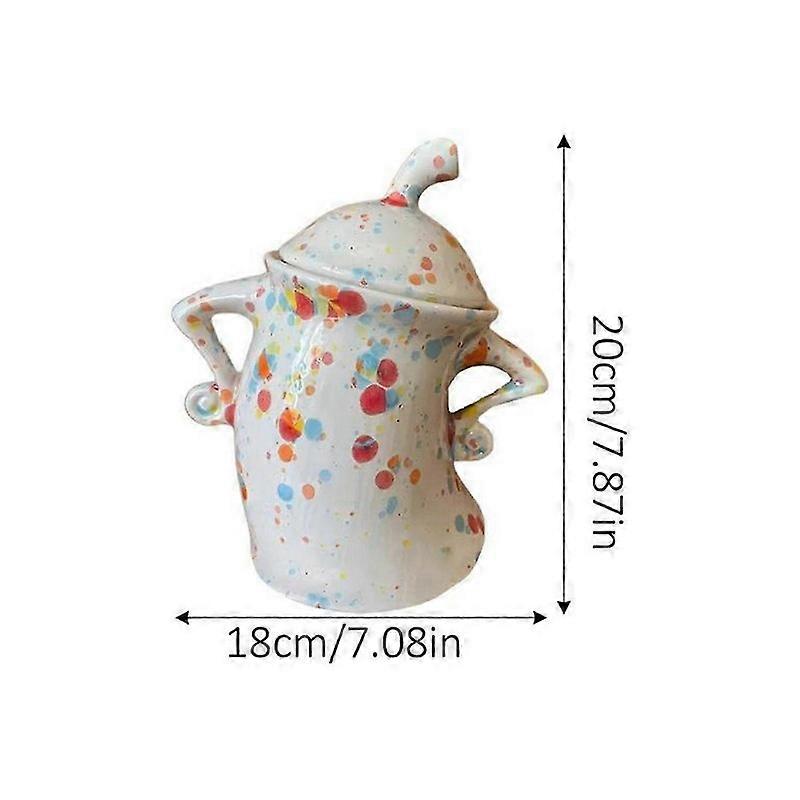 Cute Storage Canister Food Jars With Airtight Lid For Kitchen Storage ...