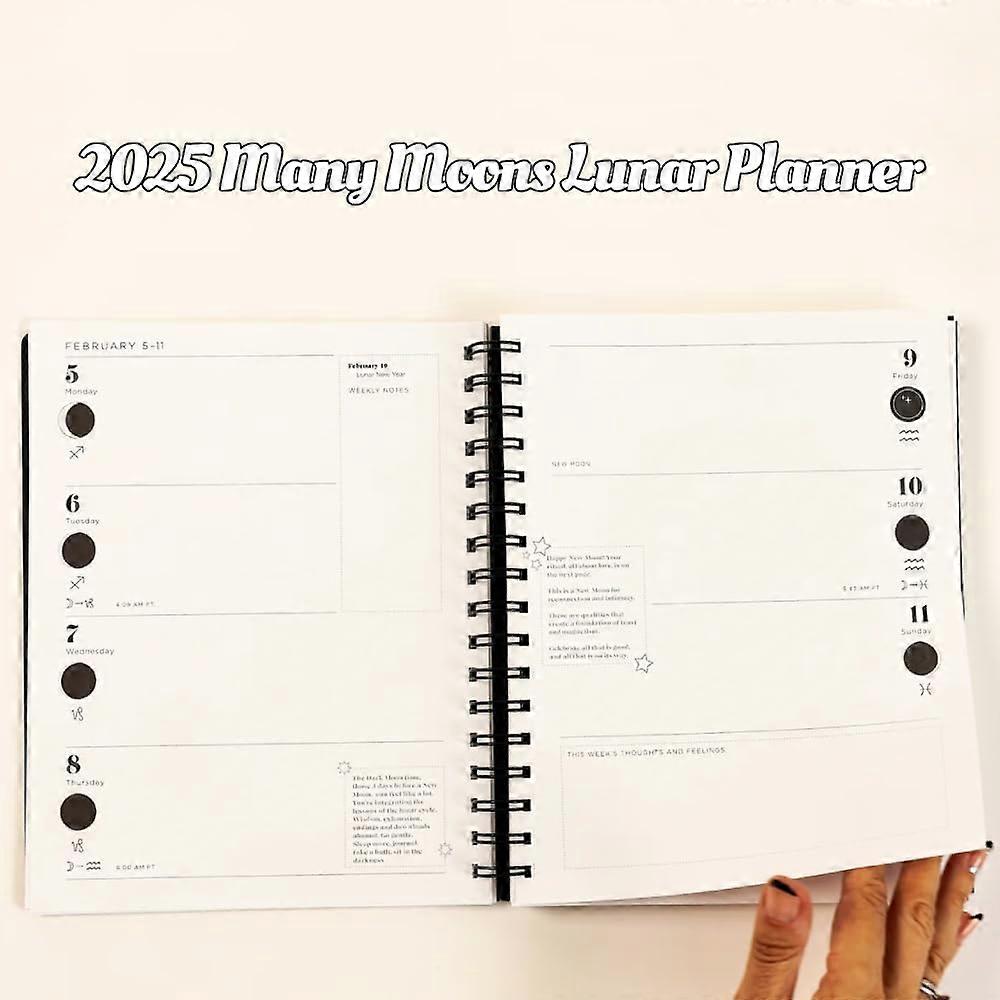 2025 Many Moons Lunar Planner, Magical Lunar Planner 2025, 2025 Planner ...