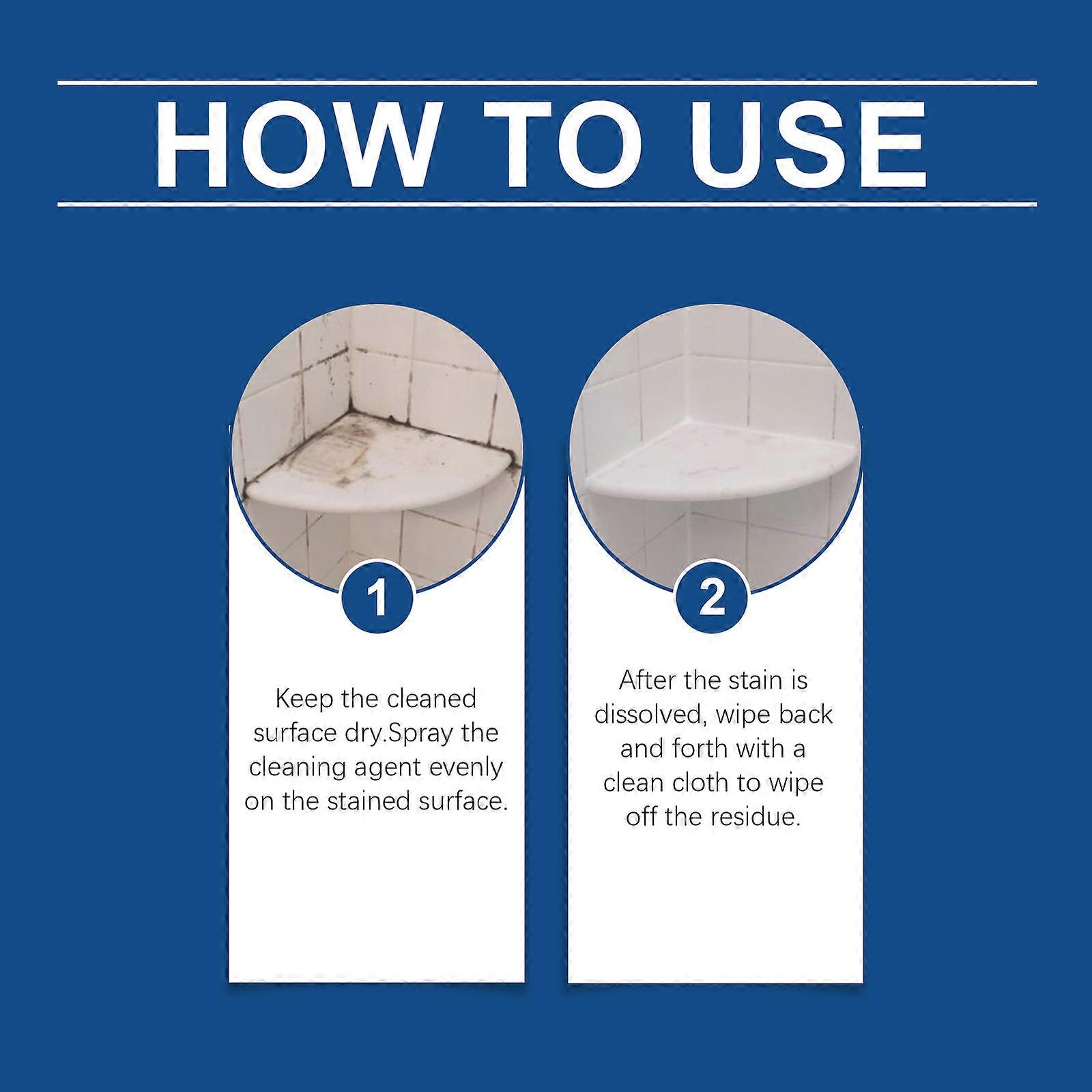 Bathroom Stain Cleaner, Multi-Purpose Stain Scale Cleaner Bathtub ...