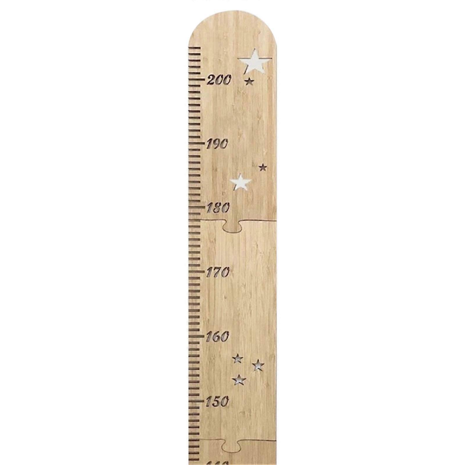 Wooden Height Chart Ruler Multifuncional Decorative Height Wall Chart ...