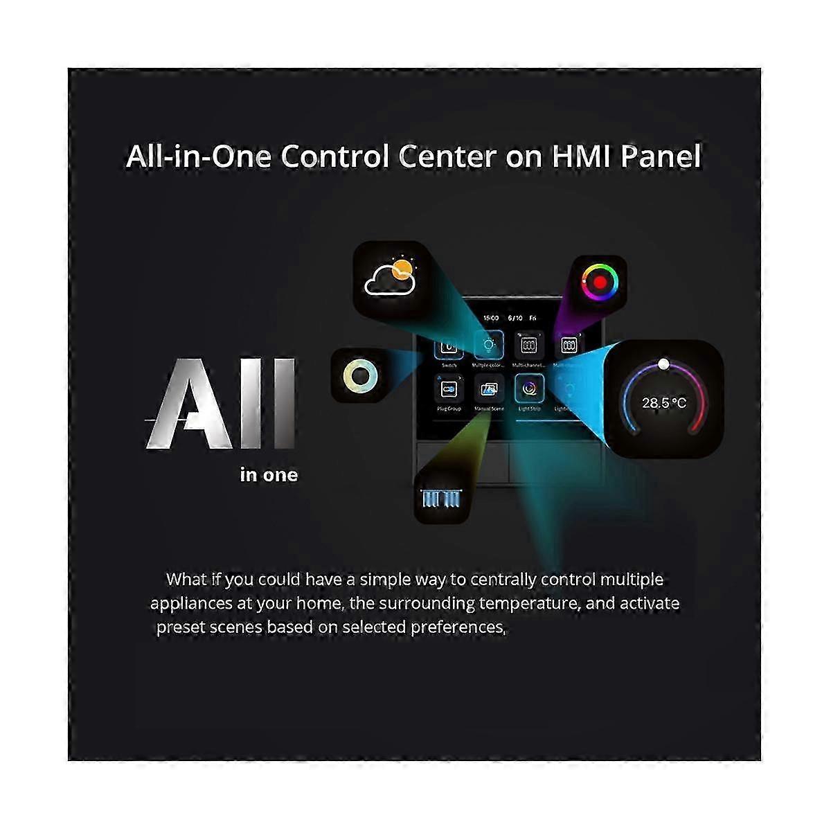 Nspanel Smart Scene Wall Switch Integrated Hmi Touch Screen Panel Home ...