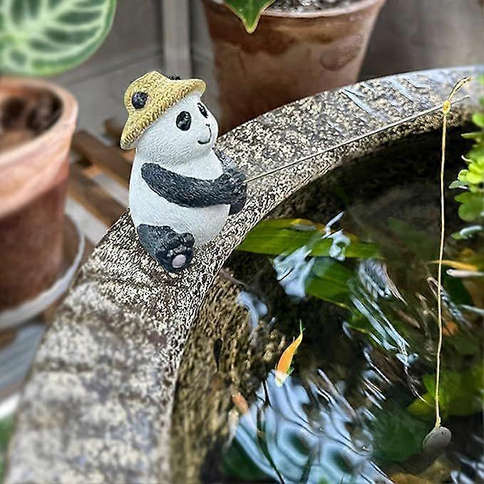 Garden Pond Decorative Fishing Figure Made of Resin Garden Decoration ...
