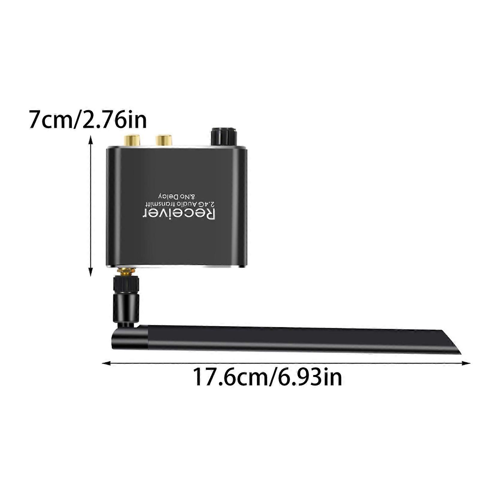 Wireless HiFi Sound Transmitter Receiver 2.4GHz Adapter Kit 160FT ...