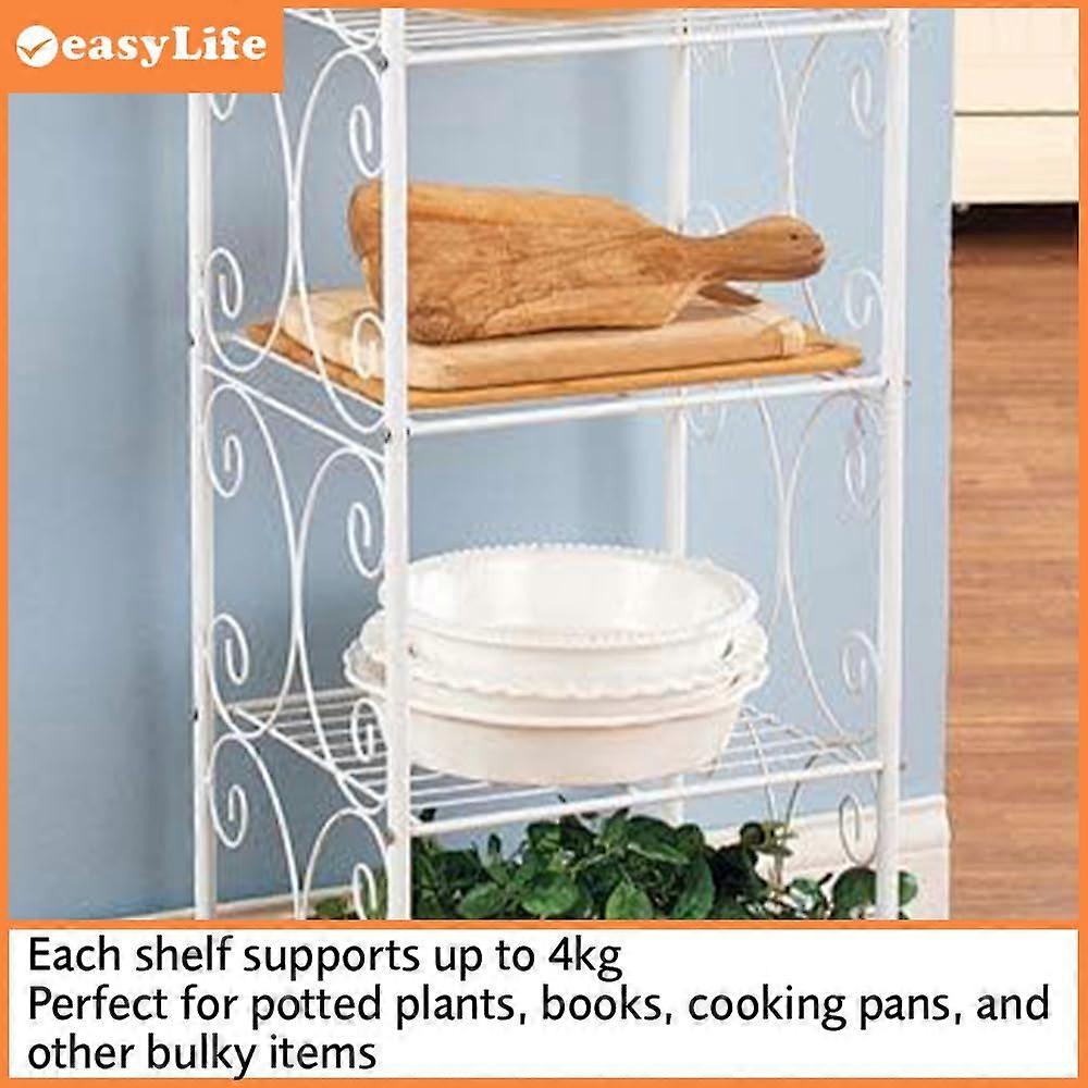 Easylife 5-Tier Butterfly Scroll Wire Metal Shelf | Fruugo UK