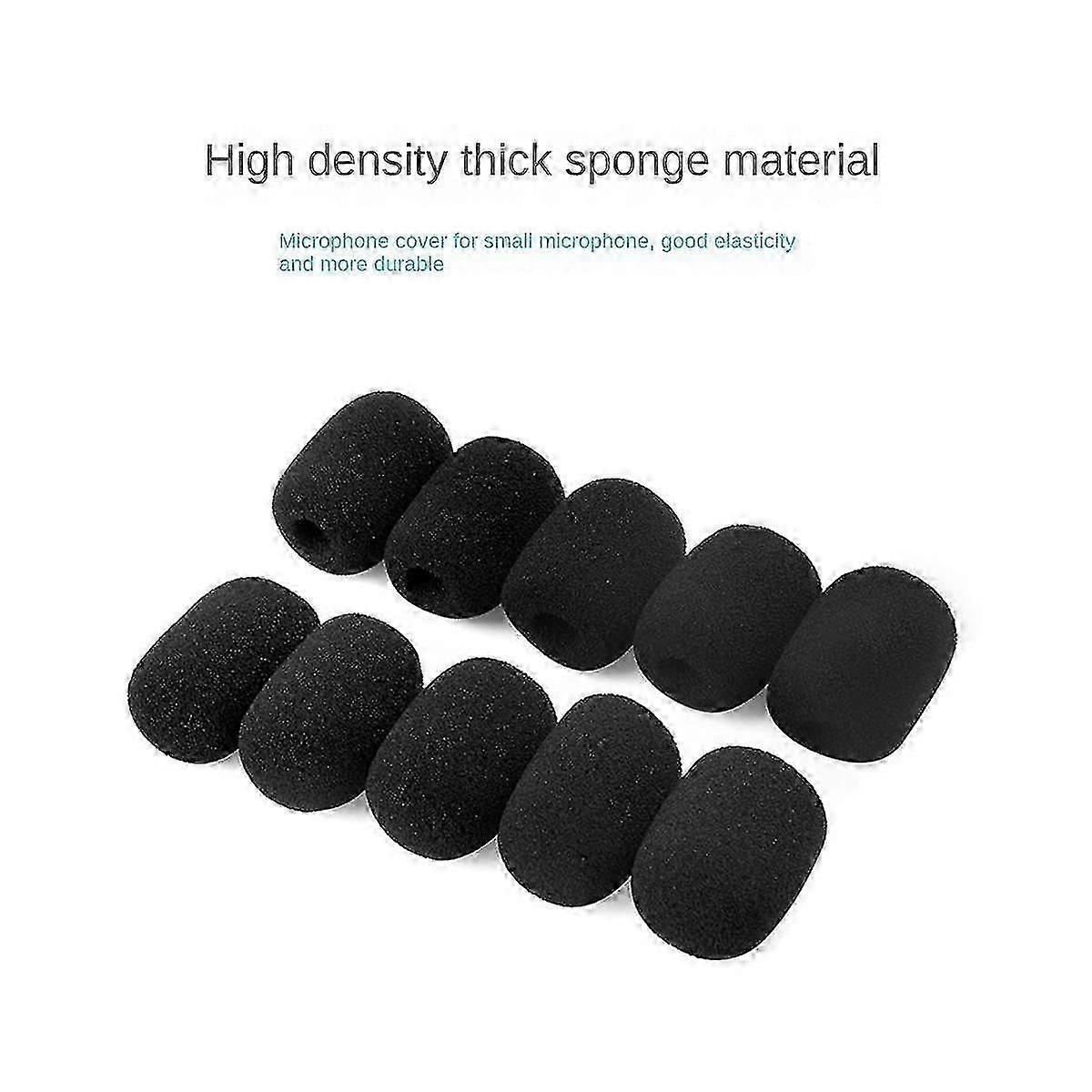 30 Pair Speaker Sponge Sleeve Soft Sponge Microphone Head Cover Foam ...