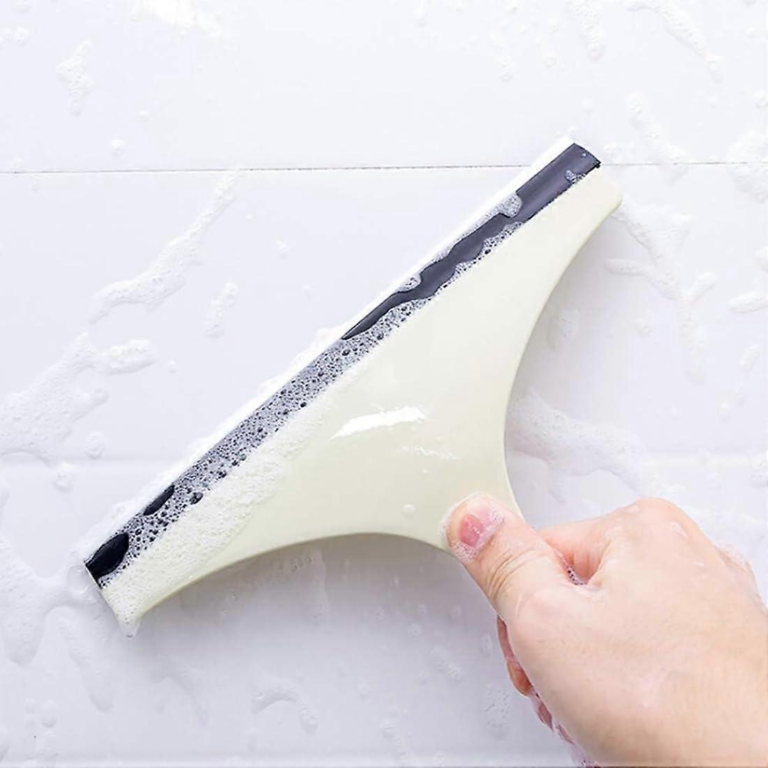 Shower Squeegee 3-Piece Set, Hygienic Rubber-Lip Squeegee for Shower ...