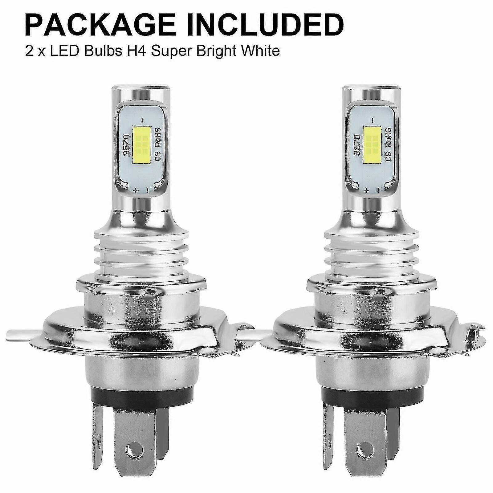 2 X H4 9003 Hb2 6000k Super White Csp Led Headlight Bulb Kit - Aespa | Fruugo DE
