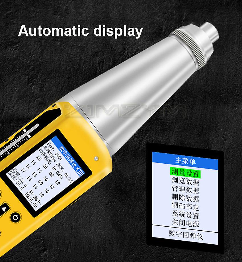 Hd-225d Digital Rebound Hammer Portable Concrete Strength Tester ...