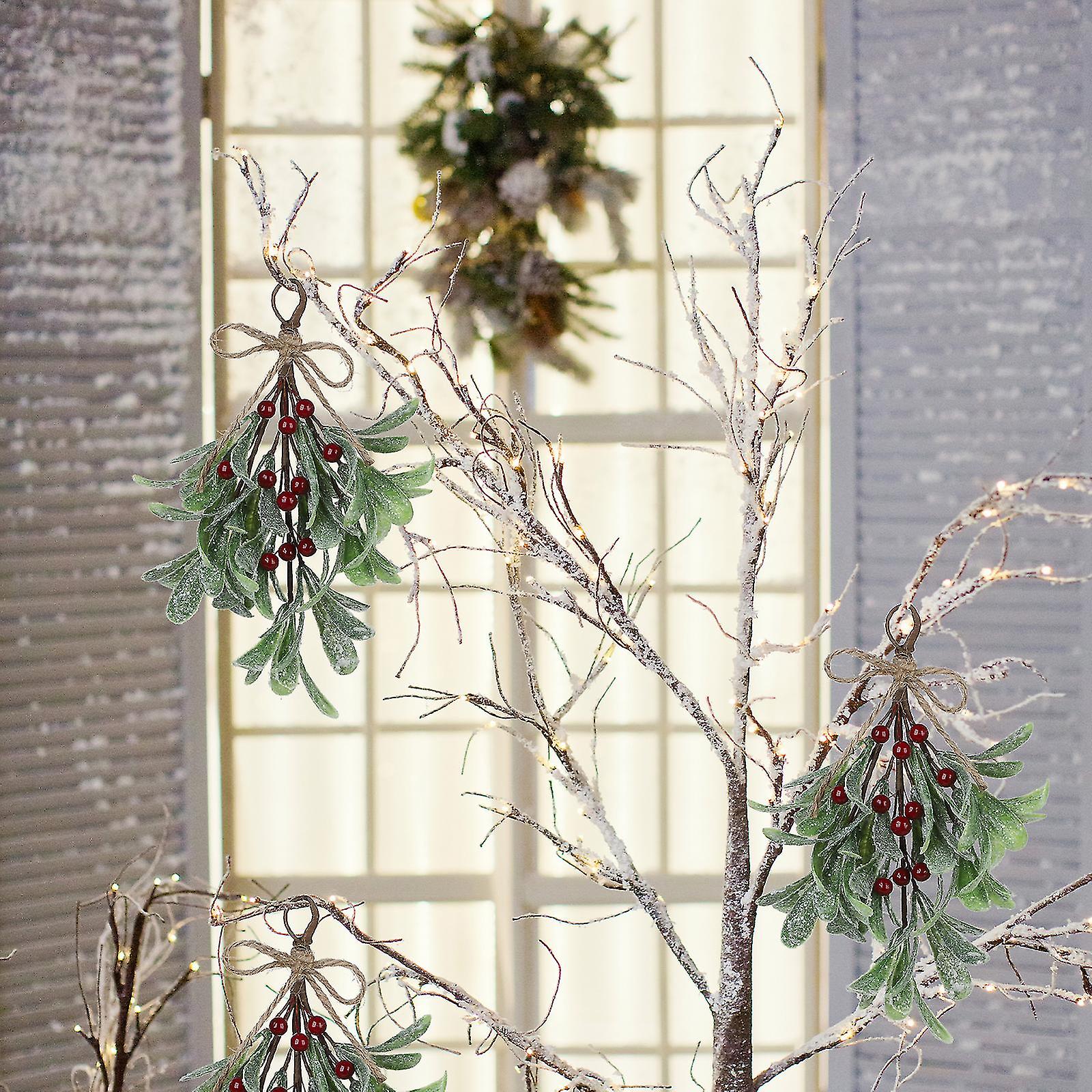 Christmas Artificial Mistletoe Ornament Christmas Hanging Mistletoe ...