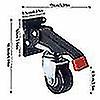Workbench Casters Kit 660 Lbs - Heavy Duty Quick Release Retractable ...