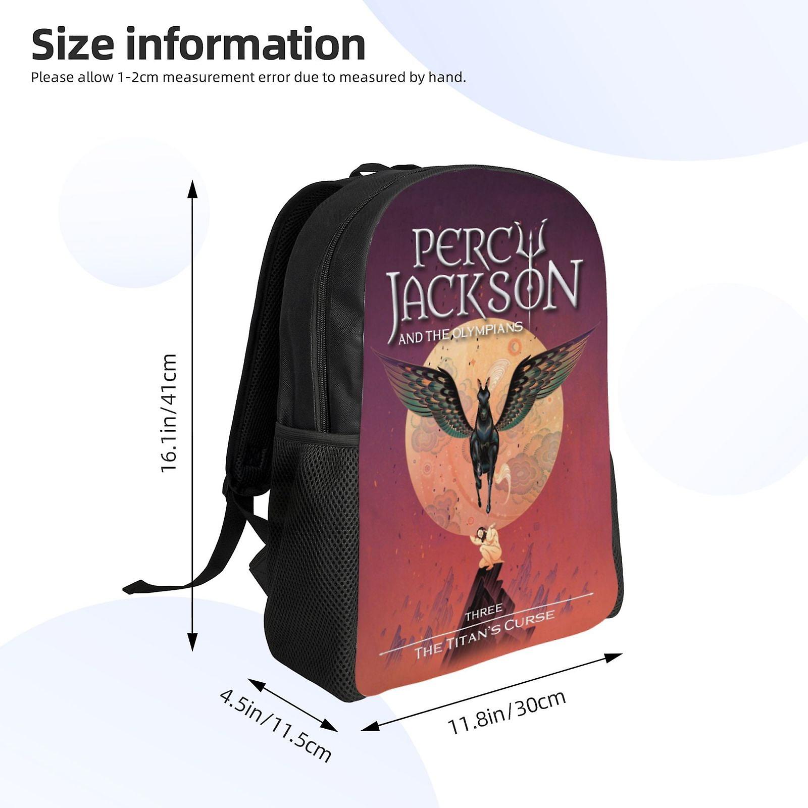 Percy Jackson Backpack Cute Anime Large Capacity Multifunction ...