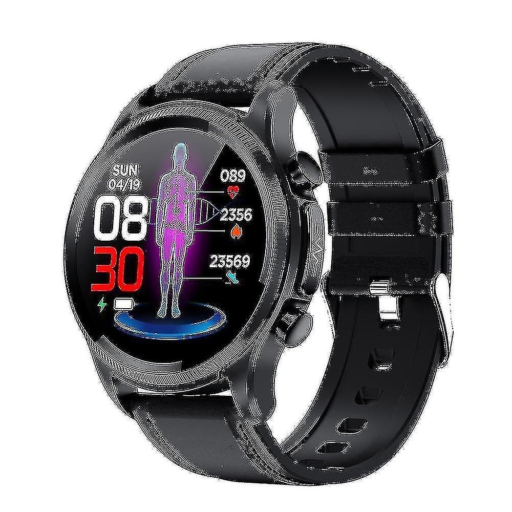 E400 smart watch real-time non-invasive blood sugar ECG+PPG body ...
