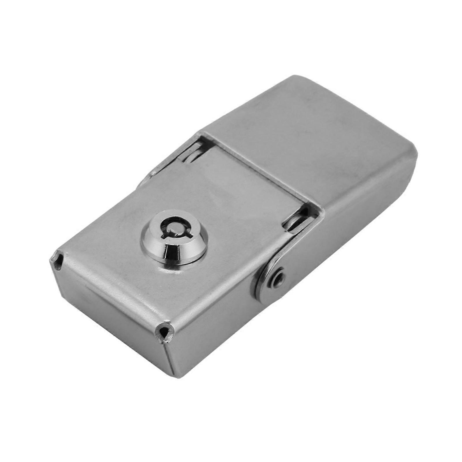 Metal Stainless Steel Concealed Toggle Latch Safety Catch Key Lock Hasp ...