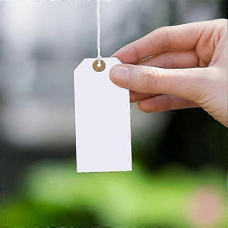 Large Reinforcing Hole Paper Tag with String Attached,200 Pcs Paper ...