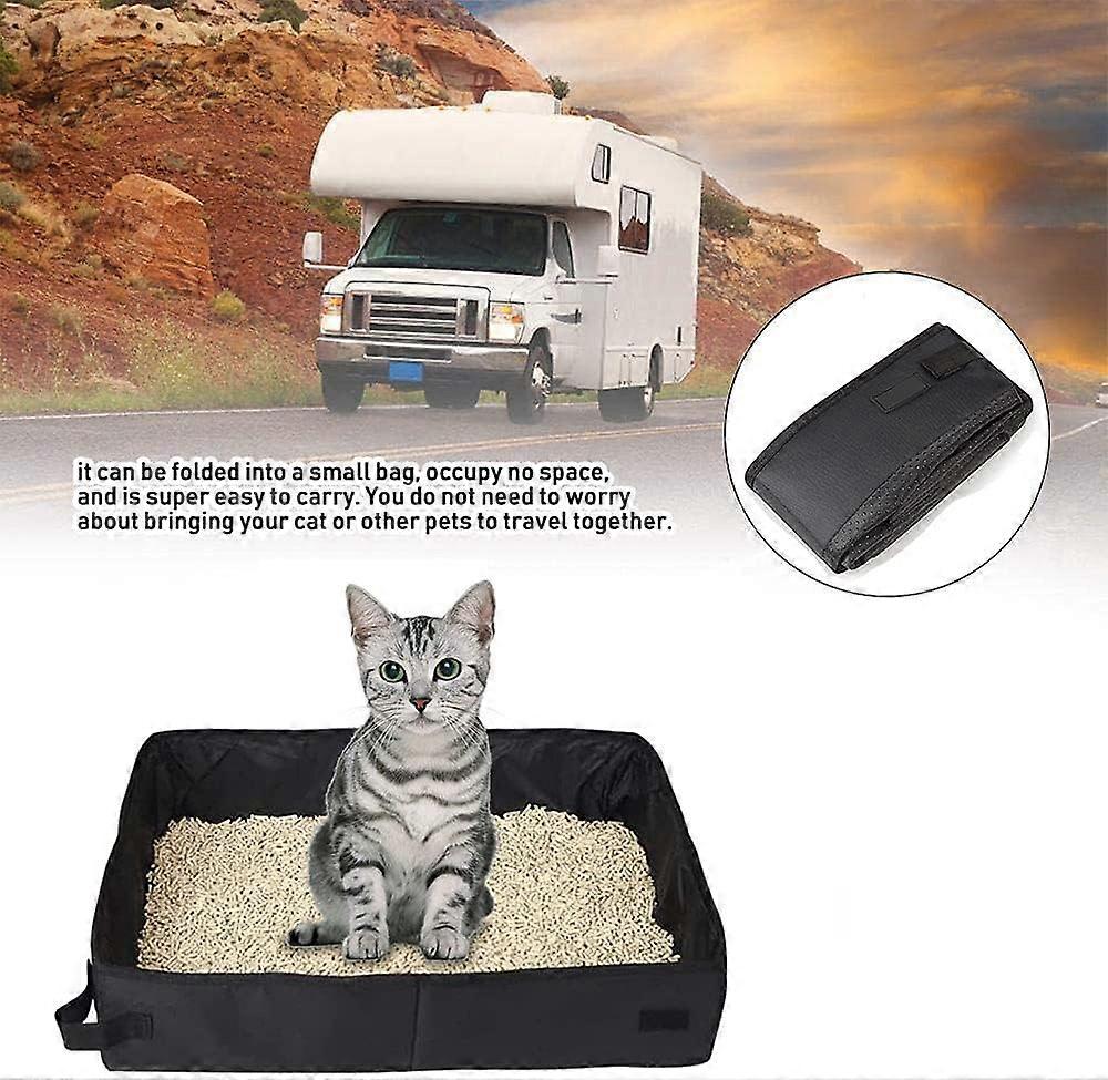 2025,Portable Cat Toilet, Travel Cat Toilet, Cat Litter Box, Portable ...