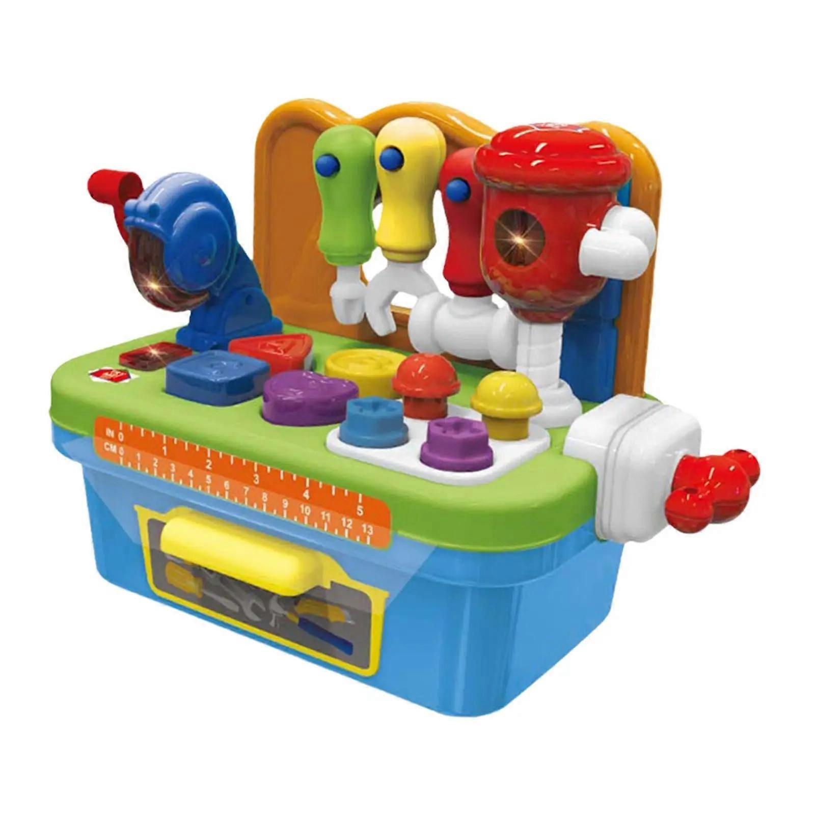 Construction Workbench Toy with Sound Effect and Light with Shape ...