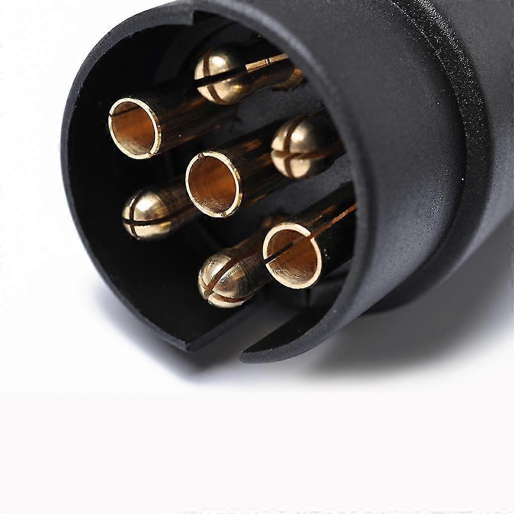 2x7 Pin Trailer Connector Plug Socket Receptacle Caravan Rv Towing ...