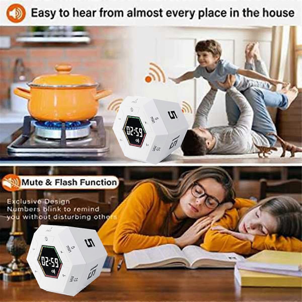 Pomodoro Timer, Productivity Timer,3, 5, 15, 30, 45, 60 Minute Preset ...