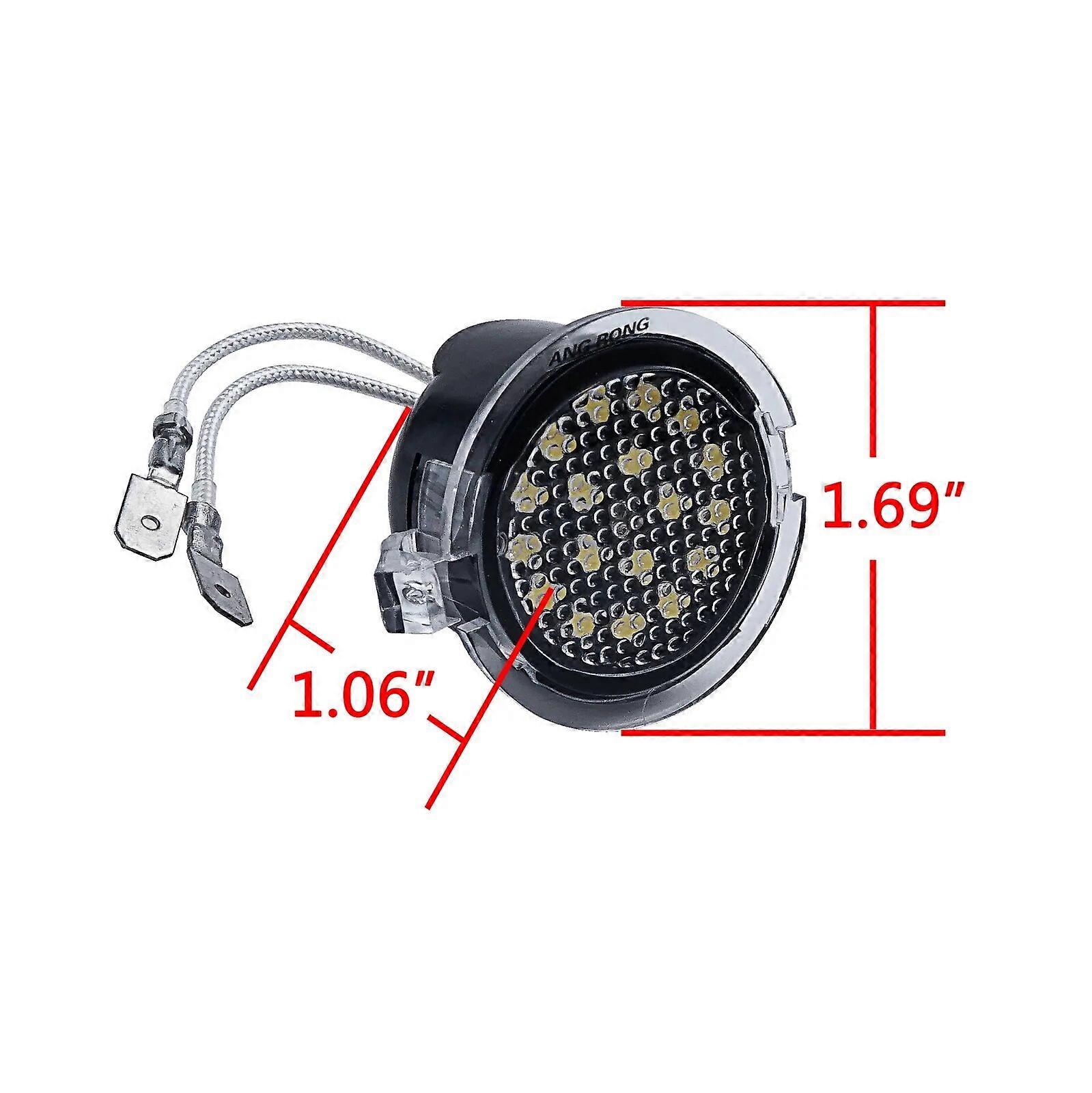ANGRONG 2x LED Side Under Mirror Puddle Light For Ford Focus C-Max Kuga ...