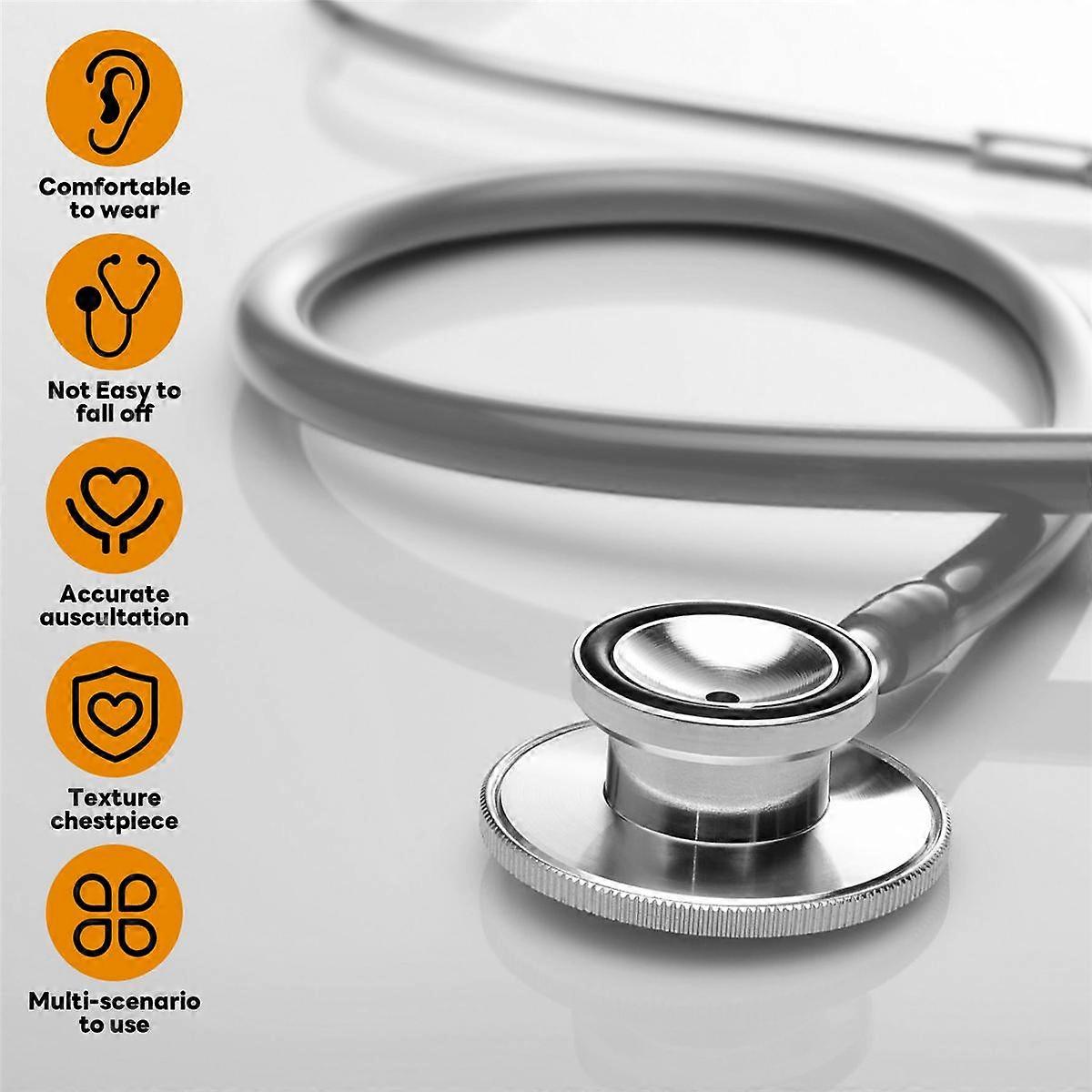 Pro Dual Head EMT Stethoscope for Doctor Nurse Vet Student Health Blood ...